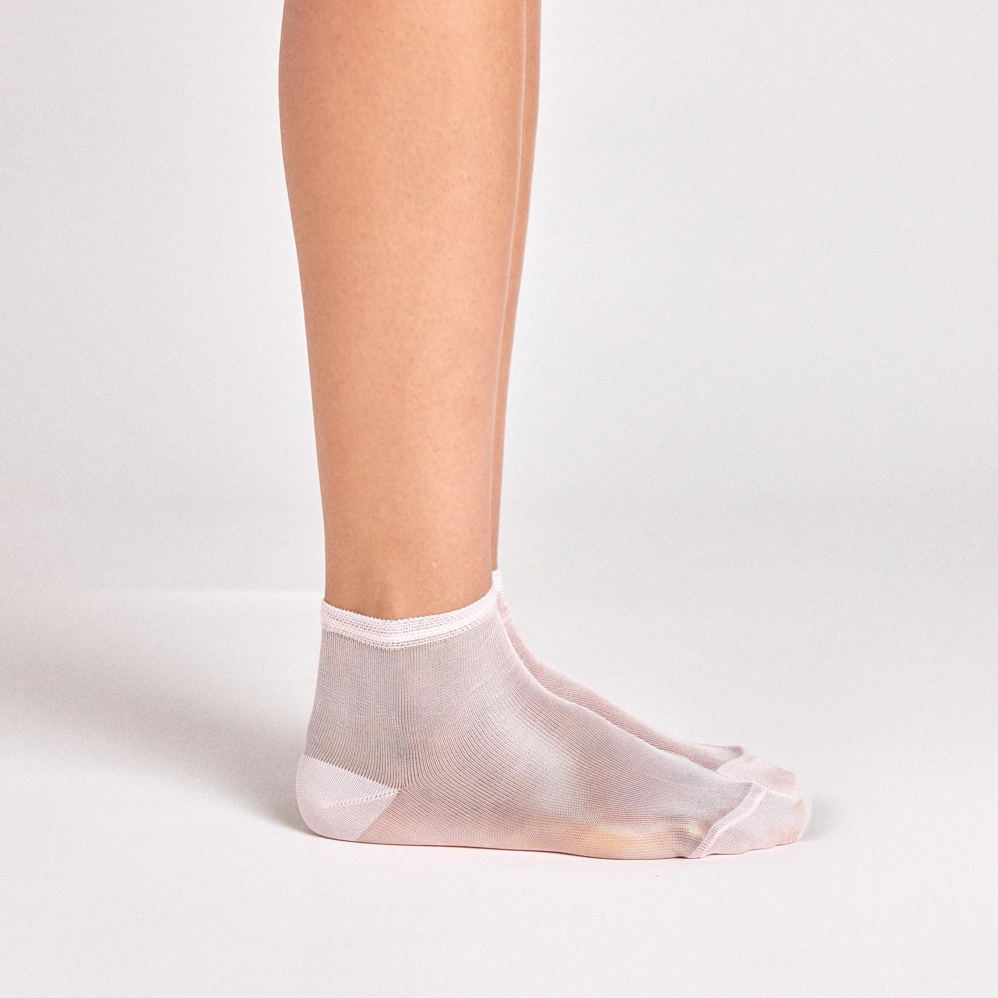 HAILEY SILKY SHEER ANKLE SOCKS – Stems
